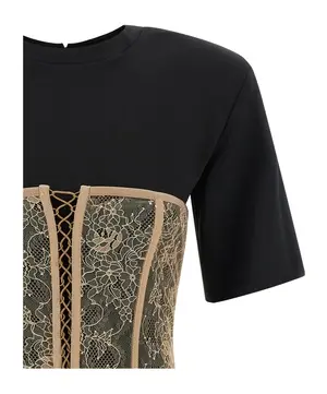 Giuseppe Di Morabito Crewneck Bustier T-shirt