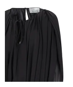 Giuseppe Di Morabito Long Sleeved Draped Mini Dress