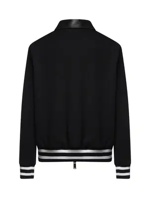 Dsquared2 Logo-patch Panelled Bomber Jacket