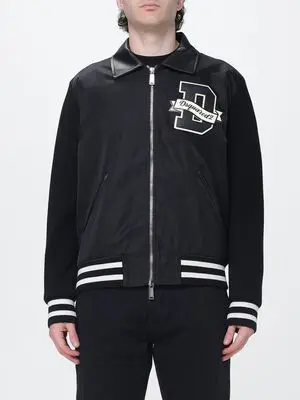 Dsquared2 Logo-patch Panelled Bomber Jacket