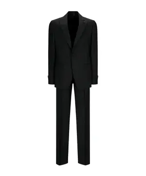 LARDINI Single-button Suit - Black