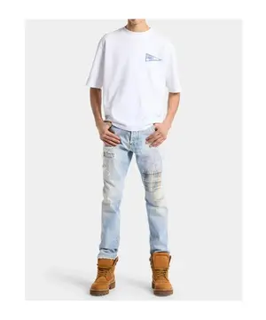 Dsquared2 Patched Superlite Teddy Jeans
