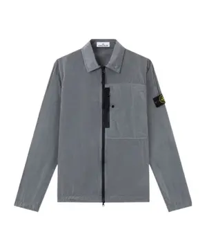 Stone Island Logo Patch Zip-up Jacket