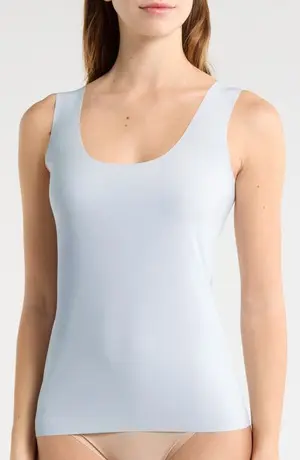 Nordstrom Everyday Invisible Edge Tank - Blue Illusion