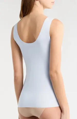Nordstrom Everyday Invisible Edge Tank - Blue Illusion