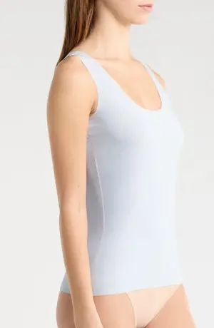 Nordstrom Everyday Invisible Edge Tank - Blue Illusion