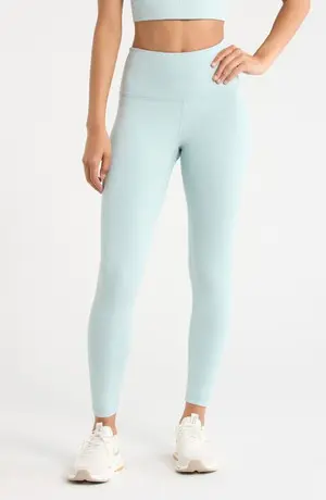 Zella Live In High Waist 7/8 Leggings Blue Raindrop