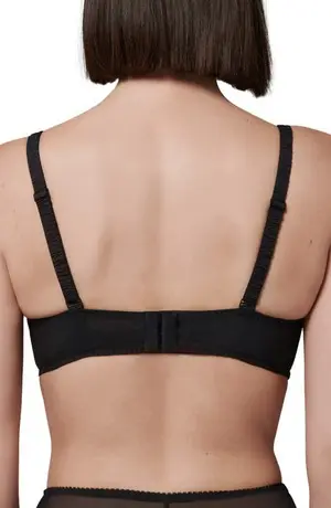 Simone Perele Intrigue Sheer Underwire Demi Bra - Black