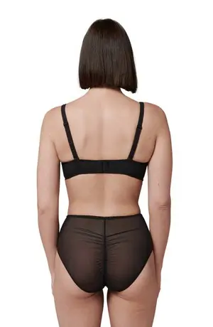 Simone Perele Intrigue Sheer Underwire Demi Bra - Black