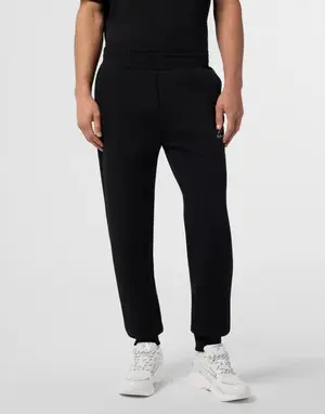 PLEIN SPORT Pique Joggers Icon - Black