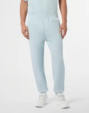 PLEIN SPORT Pique Joggers Icon - Lightblue