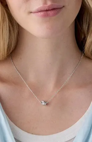 Kate Spade New York Sailor's Knot Mini Pendant Necklace - Silver