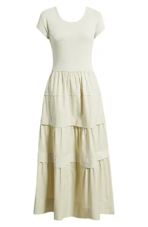Hugo Boss Tiered Midi Dress