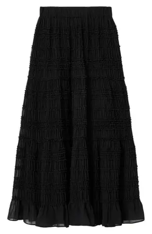 ALLSAINTS Lotus Tiered Maxi Skirt