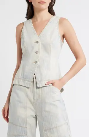 Hugo Boss Tailored Vest - Cloud Blue