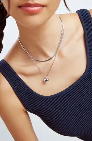 ANA LUISA Herringbone Chain Necklace