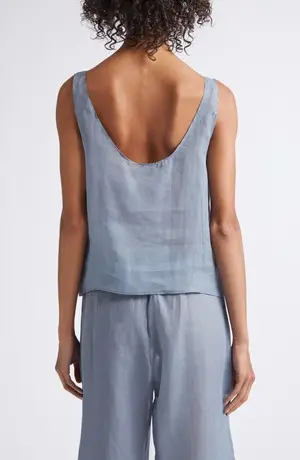 LESET Niko Scoop Neck Tank - Mist