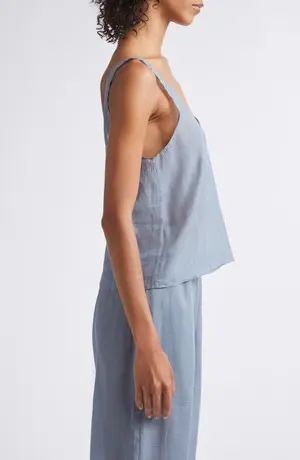 LESET Niko Scoop Neck Tank - Mist
