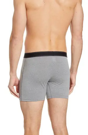 SAXX Assorted 3-pack Daytripper Comfort Stretch Boxer Briefs - Black/grey/navy