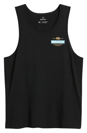 Brixton Pinnacle Graphic Tank Top - Black