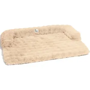 FUNNYFUZZY Cozy Fluffy Sofa Seat Pad Coffee