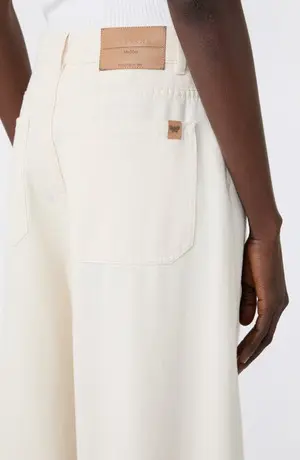 Max Mara Canneti Wide Leg Cotton Pants