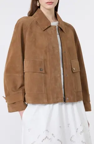 Max Mara Abito Suede Jacket