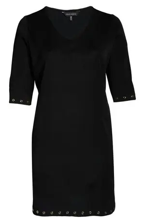 Ming Wang Grommet Detail Sheath Dress