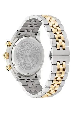 Versace Master Chronograph Two-tone Bracelet Watch