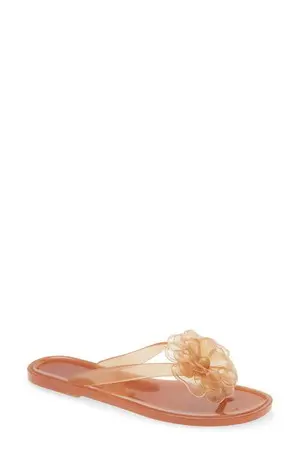 BRIZZA Jelly Flower Flip Flop