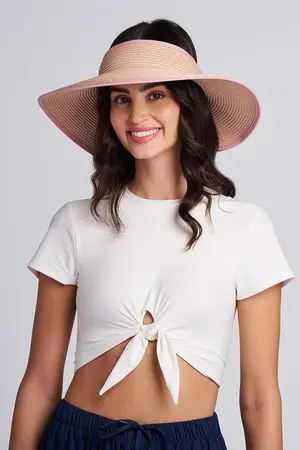 Coolibar Rolled Visor - Primrose