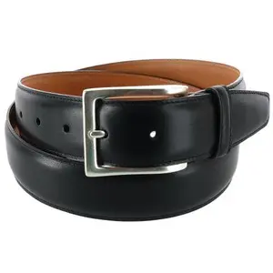 CROOKHORNDAVIS CrookhornDavis Somerset Smooth Calfskin Dress Belt