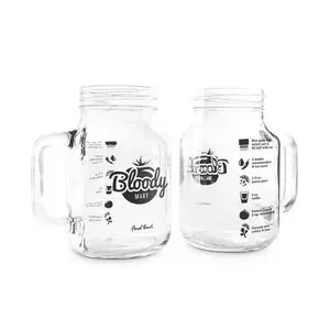 Final Touch Bloody Mary Mason Jar Glasses