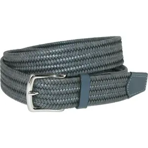 CROOKHORNDAVIS CrookhornDavis Daytona Braided Leather Stretch Belt