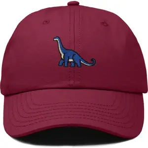 DALIX Brachiosaurus Dad Cap Maroon
