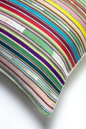 ARCHIVE NEW YORK Vintage Handwoven Luna Striped Pillow