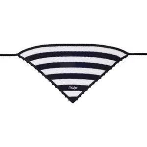 Maje Striped Knit Triangle