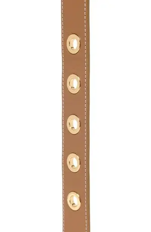 Maje Leather Belt With Miss M Buckle