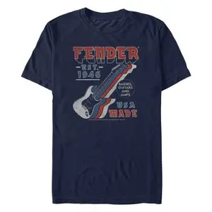 FENDER Est. 1946 Usa Made Short Sleeve Graphic T-shirt