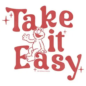 SESAME STREET® Elmo Take It Easy Short Sleeve Graphic T-shirt