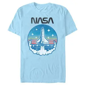 NASA Space Shuttle Badge Graphic T-shirt