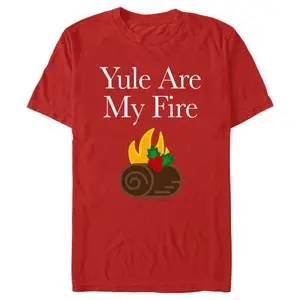 BACKSTREET BOYS Yule Are My Fire Graphic T-shirt - Red
