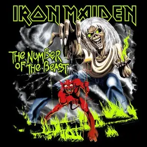 IRON MAIDEN Number Of The Beast Short Sleeve Graphic T-shirt