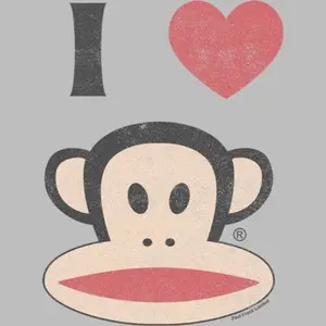 PAUL FRANK Distressed I Heart Julius Graphic T-shirt