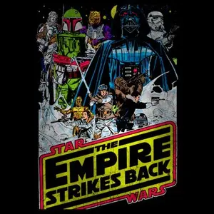 STAR WARS Movie Poster Graphic T-shirt