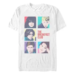 THE BREAKFAST CLUB Pop Art Character Portraits Short Sleeve Graphic T-shirt