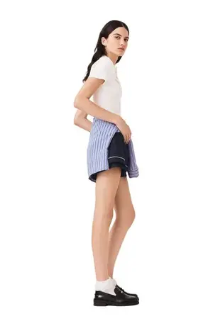 Maje Short-sleeved Polo With Pockets