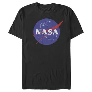 NASA Circle Logo Graphic T-shirt - Black