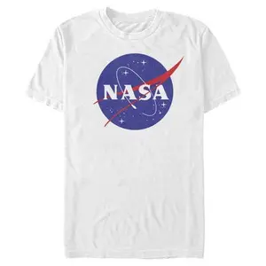 NASA Circle Logo Graphic T-shirt - White
