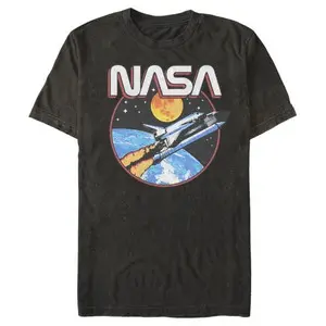 NASA Shuttle Journey Graphic T-shirt - Black